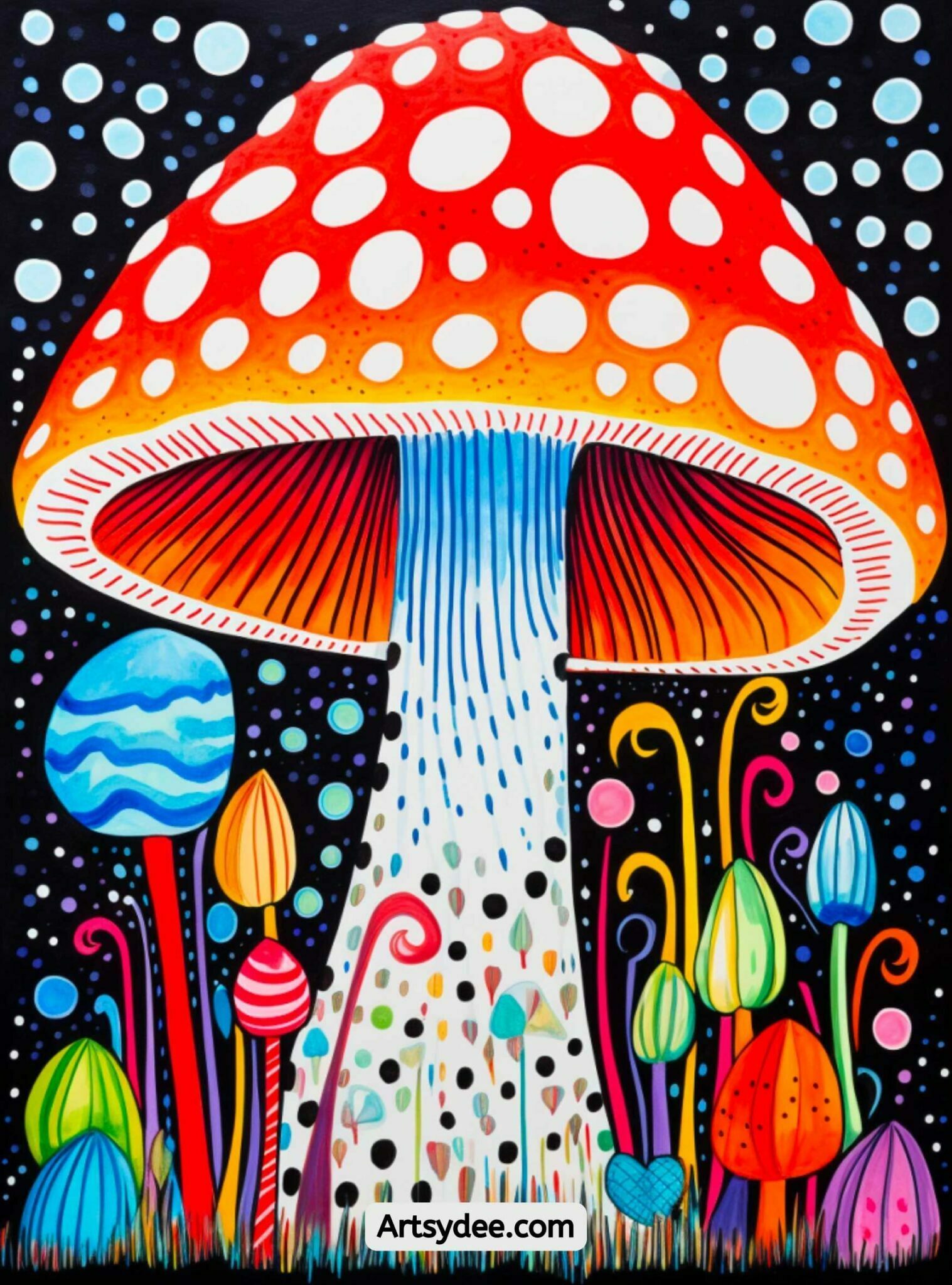 30+ Easy Mushroom Drawing Ideas For Your Sketchbook - Artsydee ...