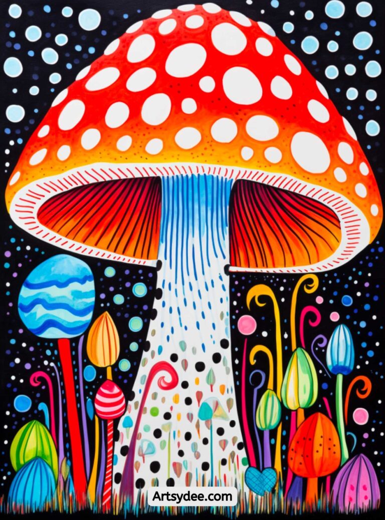 30+ Easy Mushroom Drawing Ideas For Your Sketchbook - Artsydee ...