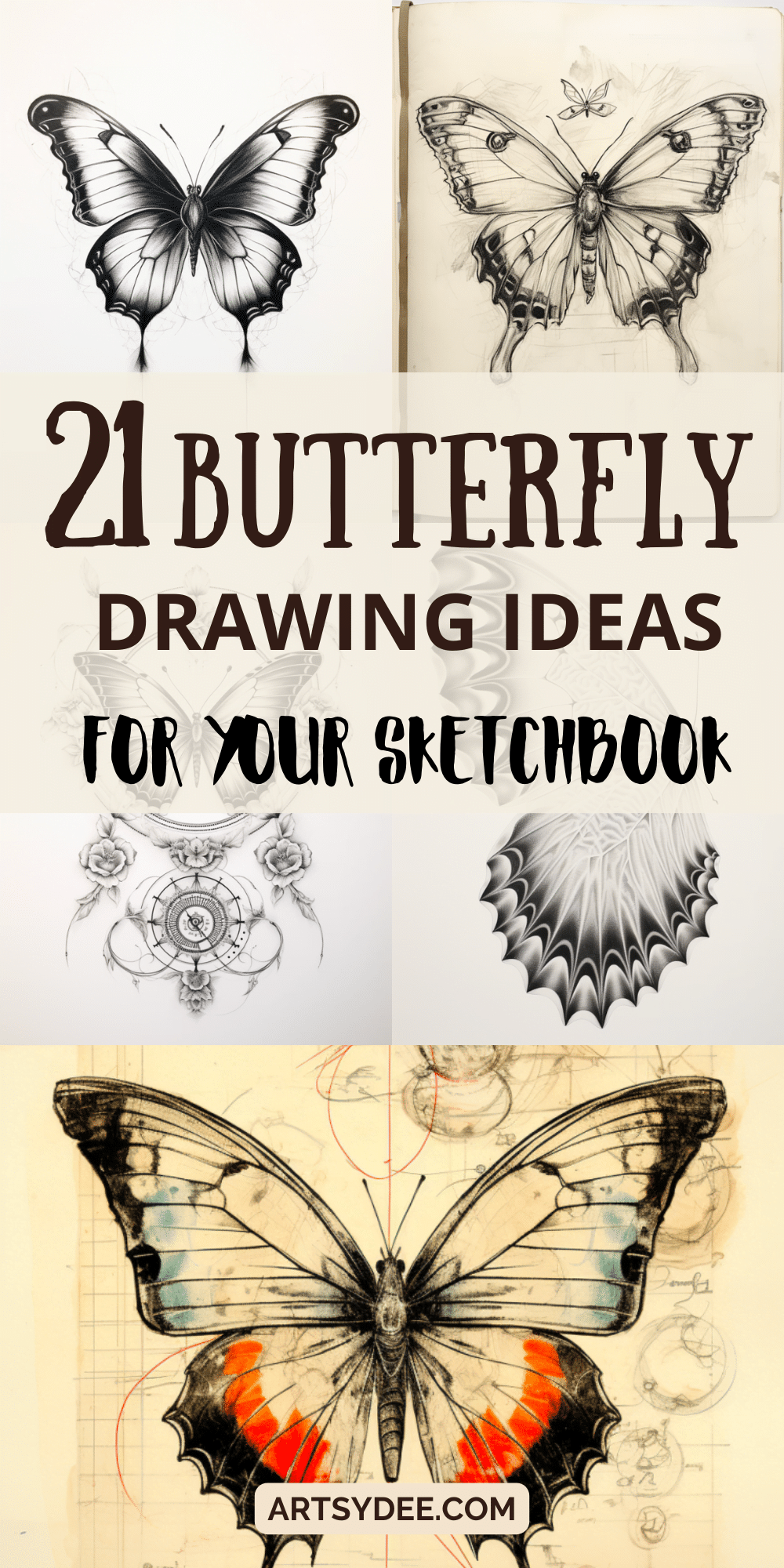 Stunning Butterfly Drawings: 21 Artworks to Inspire Your Creative Wings ...