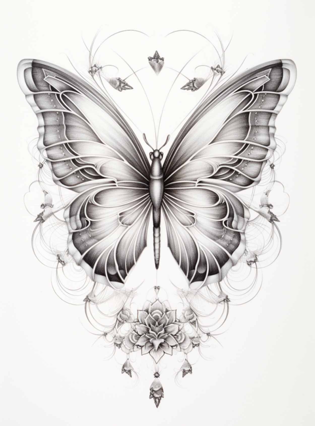 Stunning Butterfly Drawings: 21 Artworks to Inspire Your Creative Wings ...