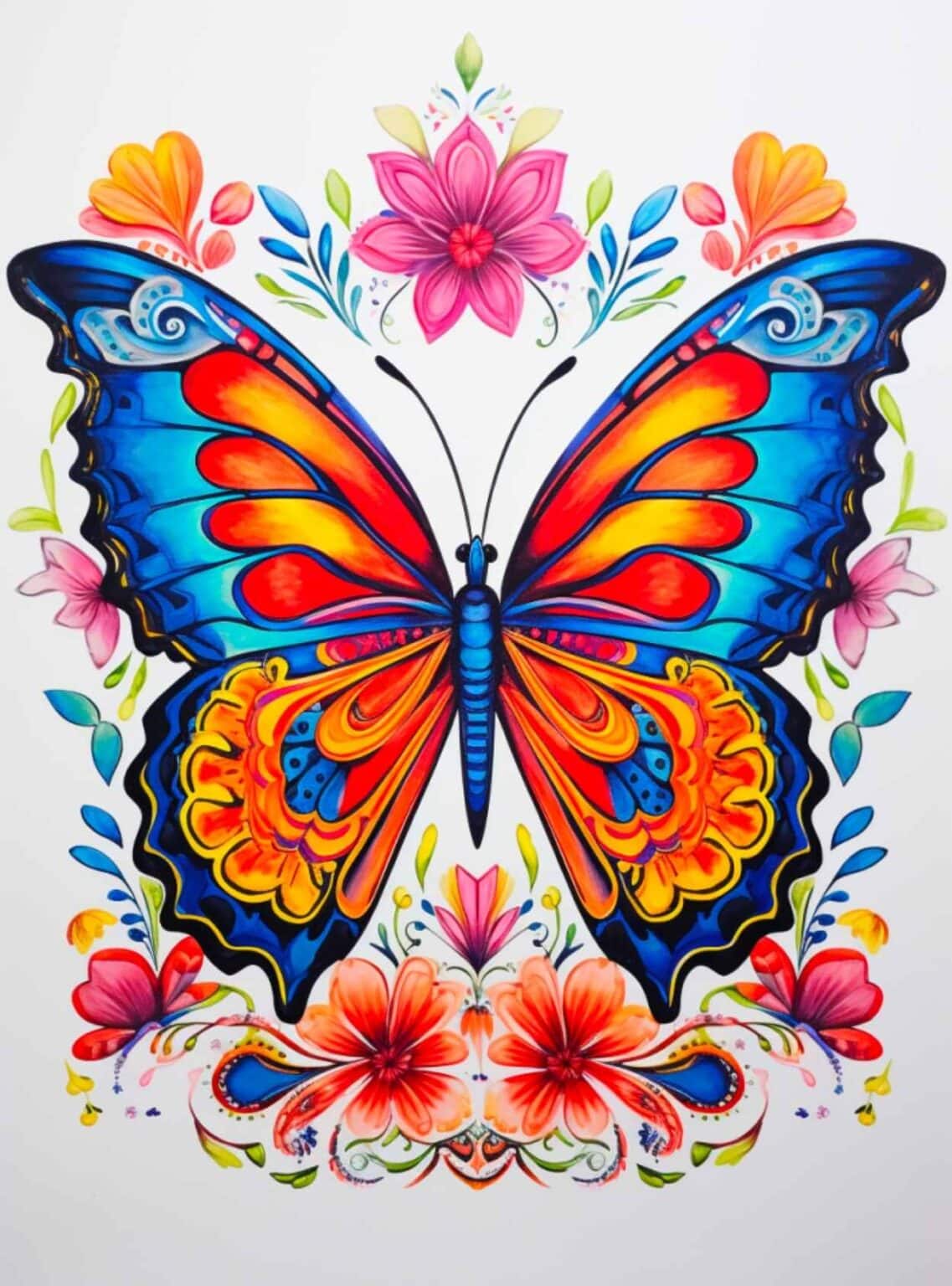 Stunning Butterfly Drawings: 21 Artworks to Inspire Your Creative Wings ...