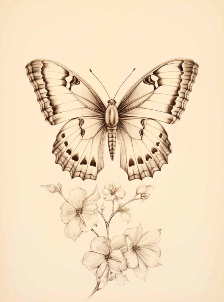 Stunning Butterfly Drawings: 21 Artworks to Inspire Your Creative Wings ...