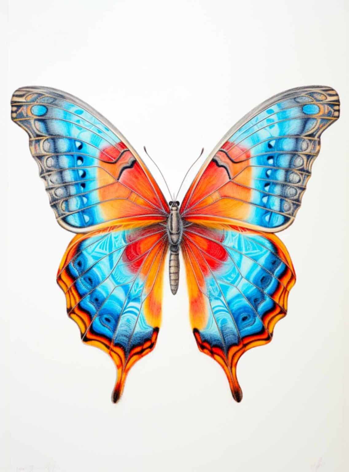 Stunning Butterfly Drawings: 21 Artworks to Inspire Your Creative Wings ...