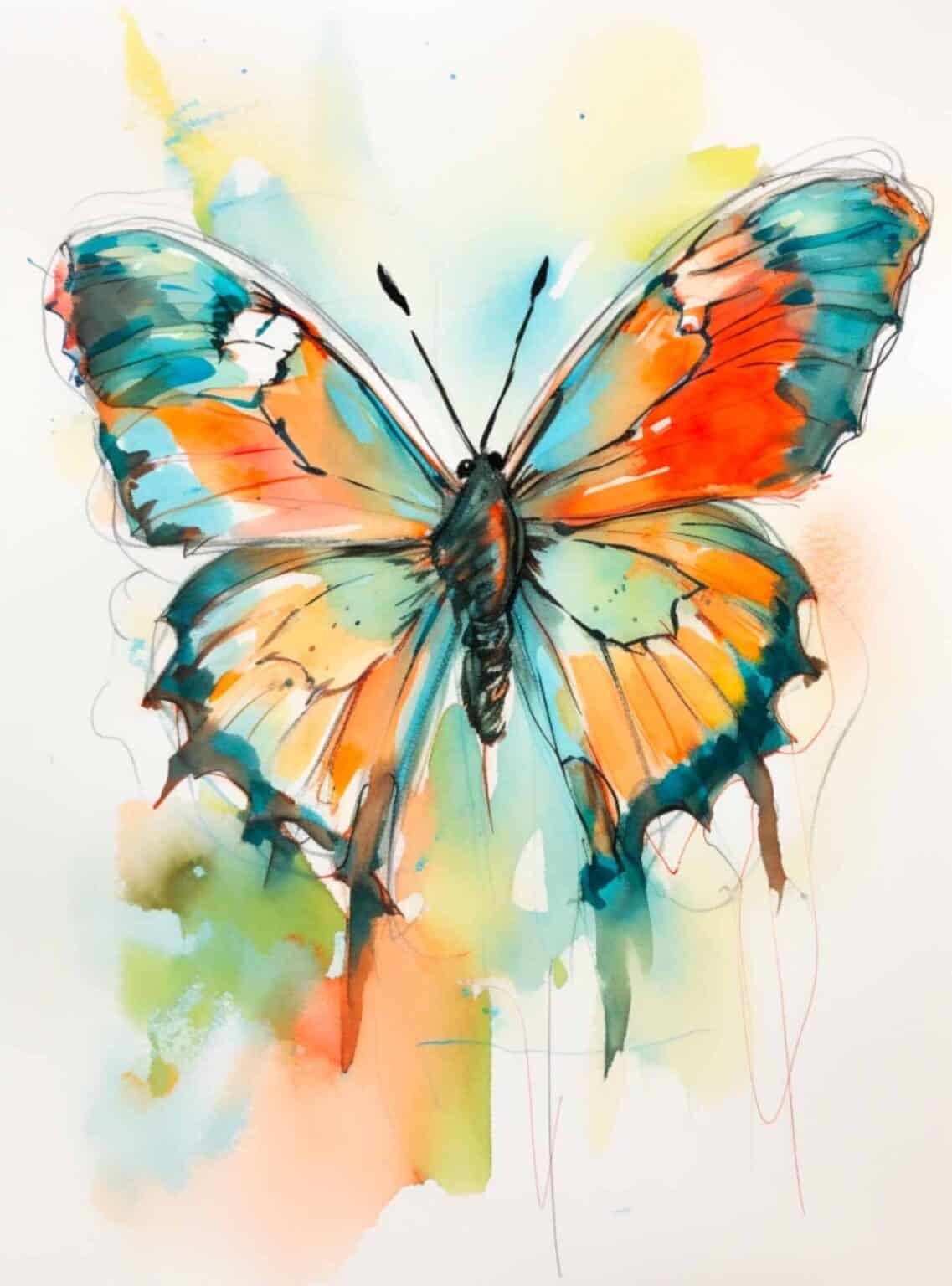 Stunning Butterfly Drawings: 21 Artworks to Inspire Your Creative Wings ...