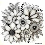 31 Zentangle Flowers For a Month Of Drawing Inspiration - Artsydee ...