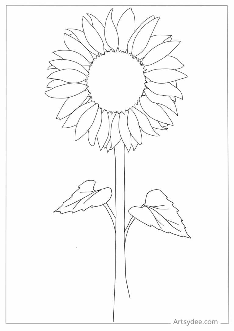 20+ Free Sunflower Printables: Patterns, Templates & Stencils for ...