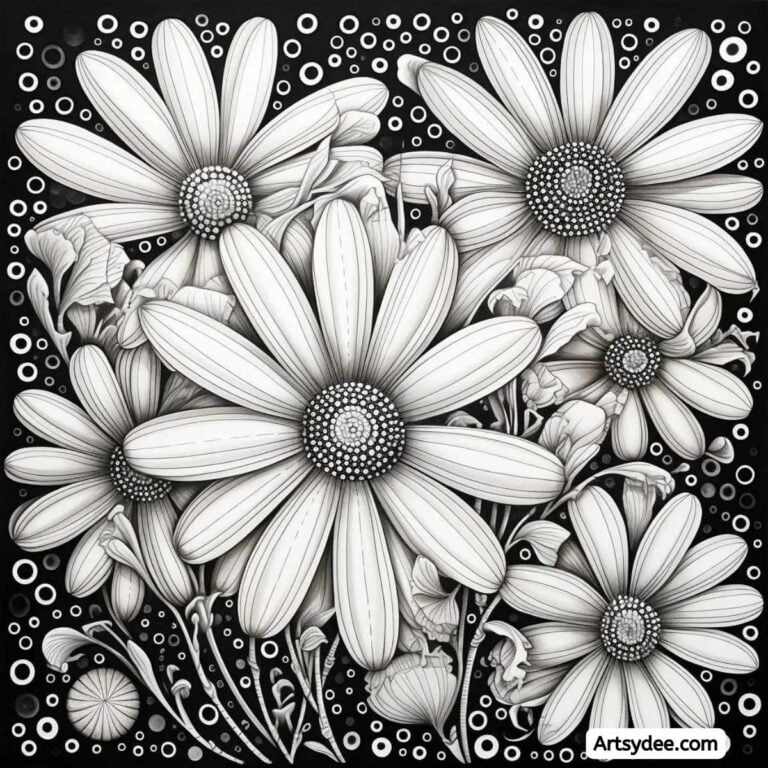 31 Zentangle Flowers For a Month Of Drawing Inspiration - Artsydee ...