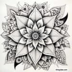 31 Zentangle Flowers For a Month Of Drawing Inspiration - Artsydee ...