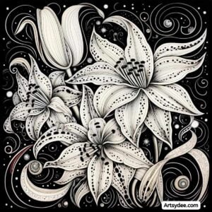 31 Zentangle Flowers For a Month Of Drawing Inspiration - Artsydee ...