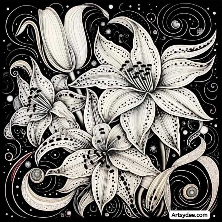 31 Zentangle Flowers For a Month Of Drawing Inspiration - Artsydee ...