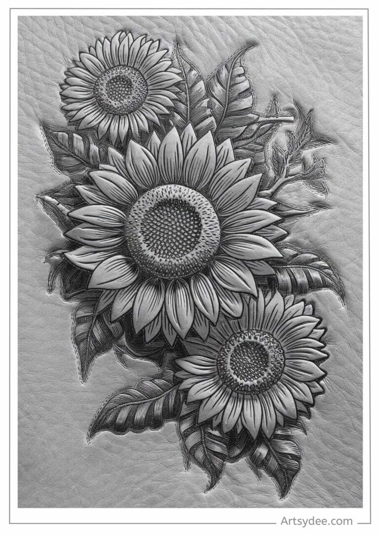 20+ Sunflower Template Free Printable Designs for Crafts, Painting ...