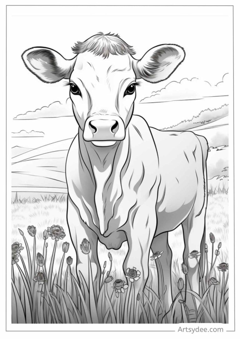 21+ Free Adorable Cow Coloring Pages for Moo-velous Fun! - Artsydee ...