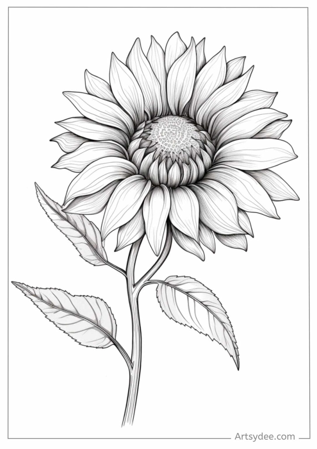20+ Free Sunflower Printables: Patterns, Templates & Stencils for ...