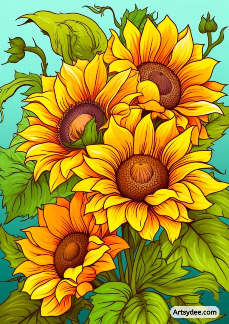 20+ Free Sunflower Printables: Patterns, Templates & Stencils for ...