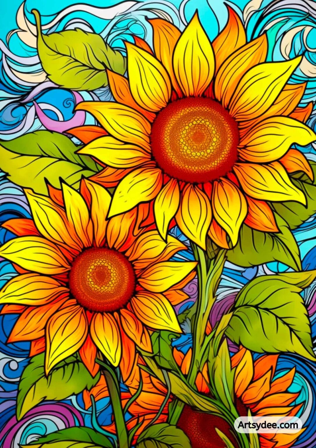 20+ Free Sunflower Printables: Patterns, Templates & Stencils for ...