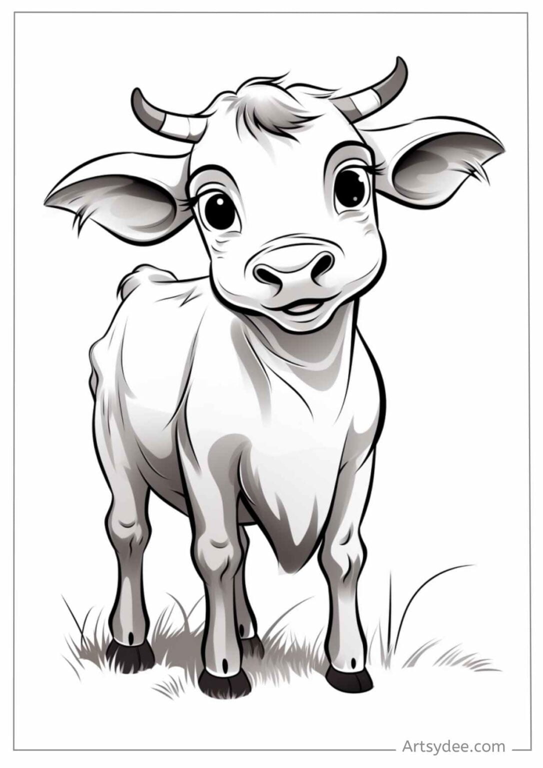 21+ Free Adorable Cow Coloring Pages for Moo-velous Fun! - Artsydee ...