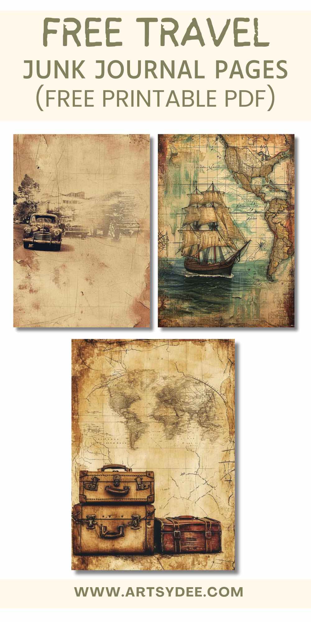 55+ Free Junk Journal Printables for Every Crafter! - Artsydee ...