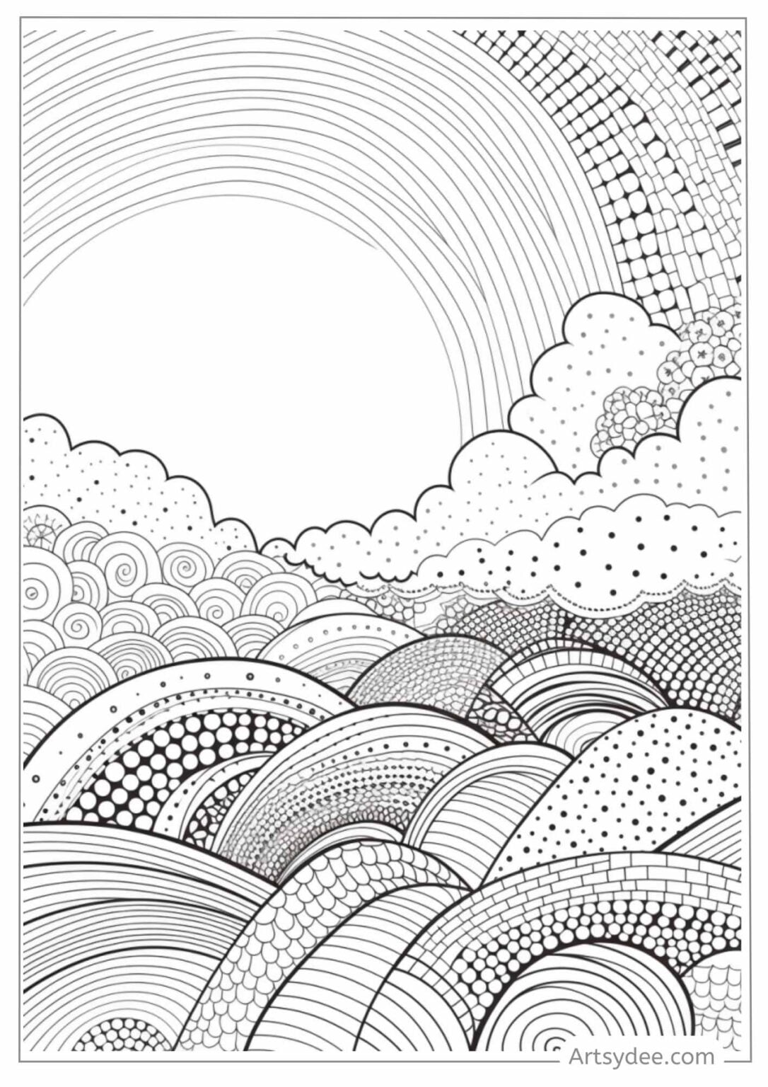 35+ FREE Zentangle Coloring Pages: Relaxing Art Therapy for All Ages ...