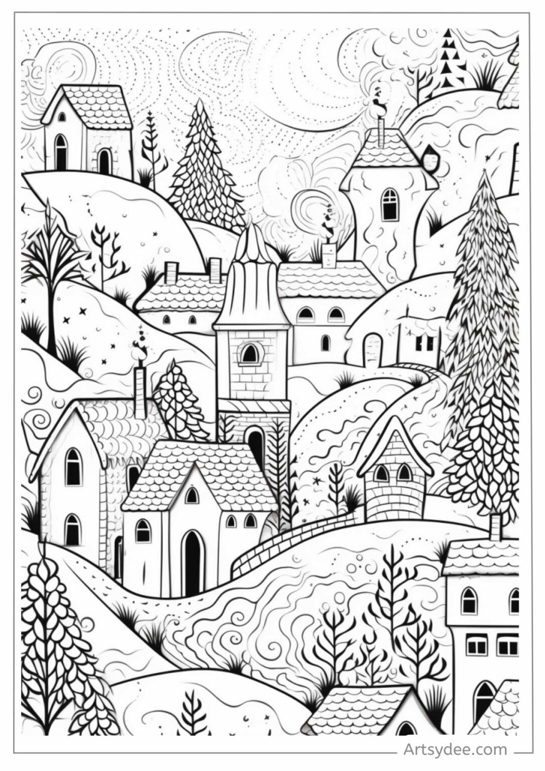 35+ FREE Zentangle Coloring Pages: Relaxing Art Therapy for All Ages ...