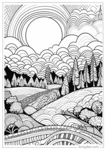 35+ FREE Zentangle Coloring Pages: Relaxing Art Therapy for All Ages ...