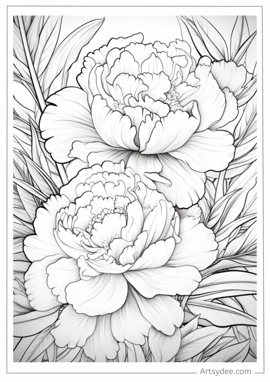 Blossom Your Creativity: 60+ Free Flower Coloring Pages to Inspire Your ...