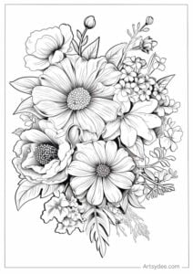 Blossom Your Creativity: 60+ Free Flower Coloring Pages to Inspire Your ...