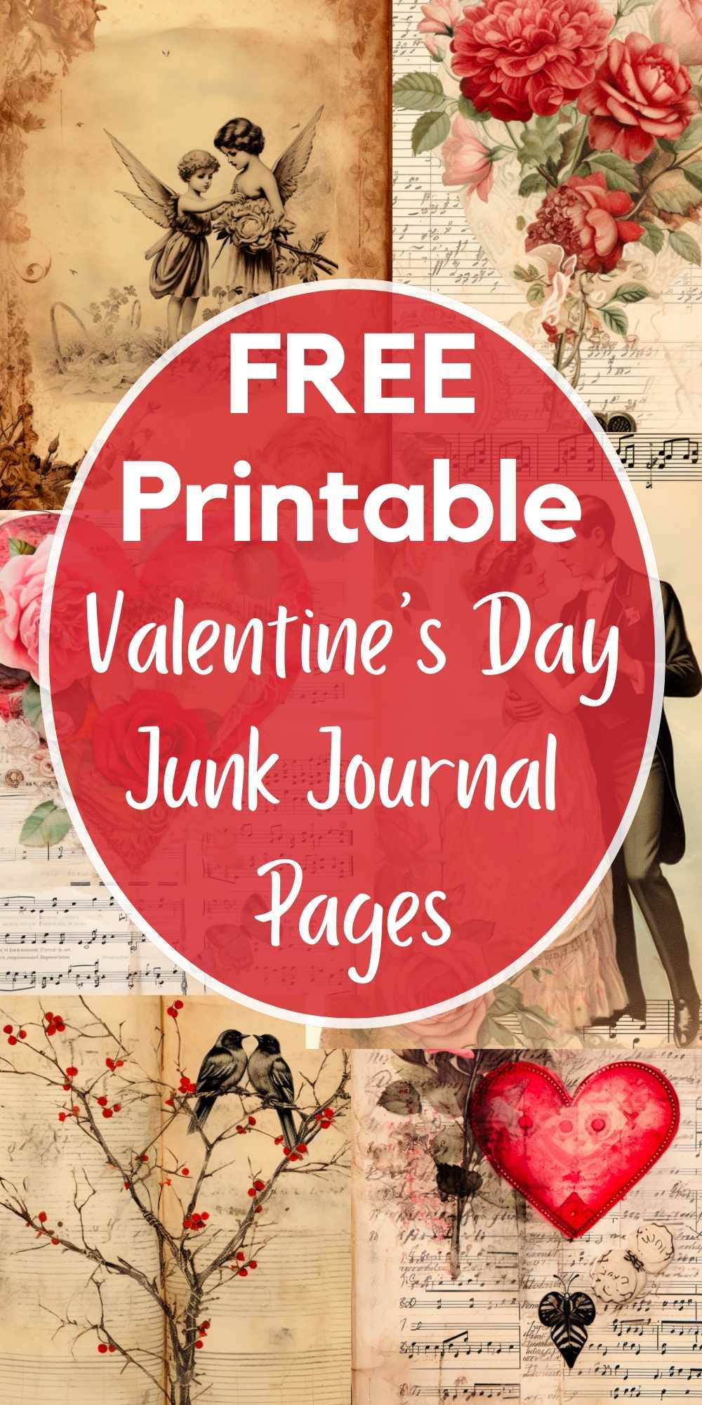 21+ FREE Printable Love Junk Journal Pages - Artsydee - Drawing ...
