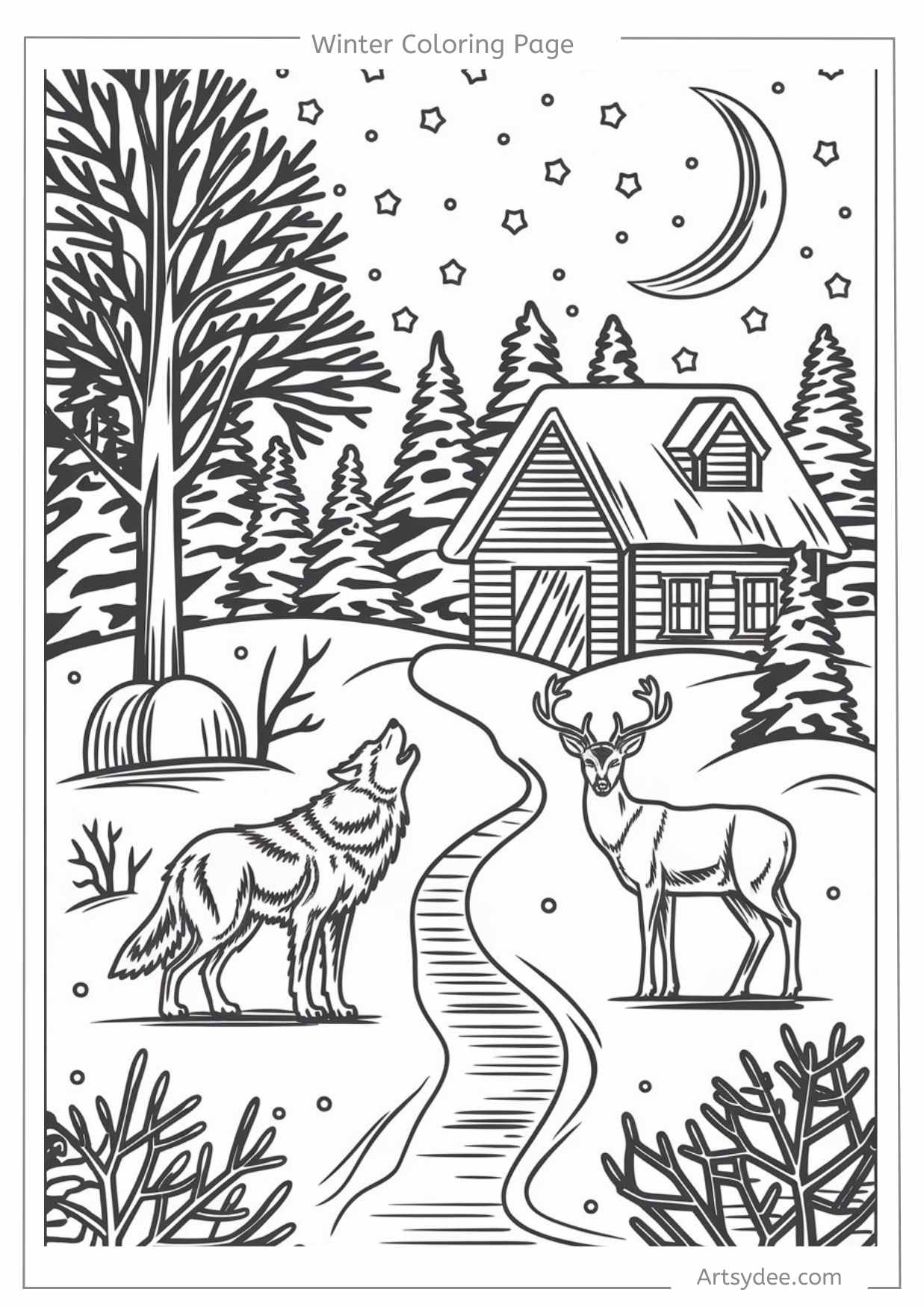 70+ Winter Drawing Ideas – Cozy & Simple Winter Drawings to Try ...