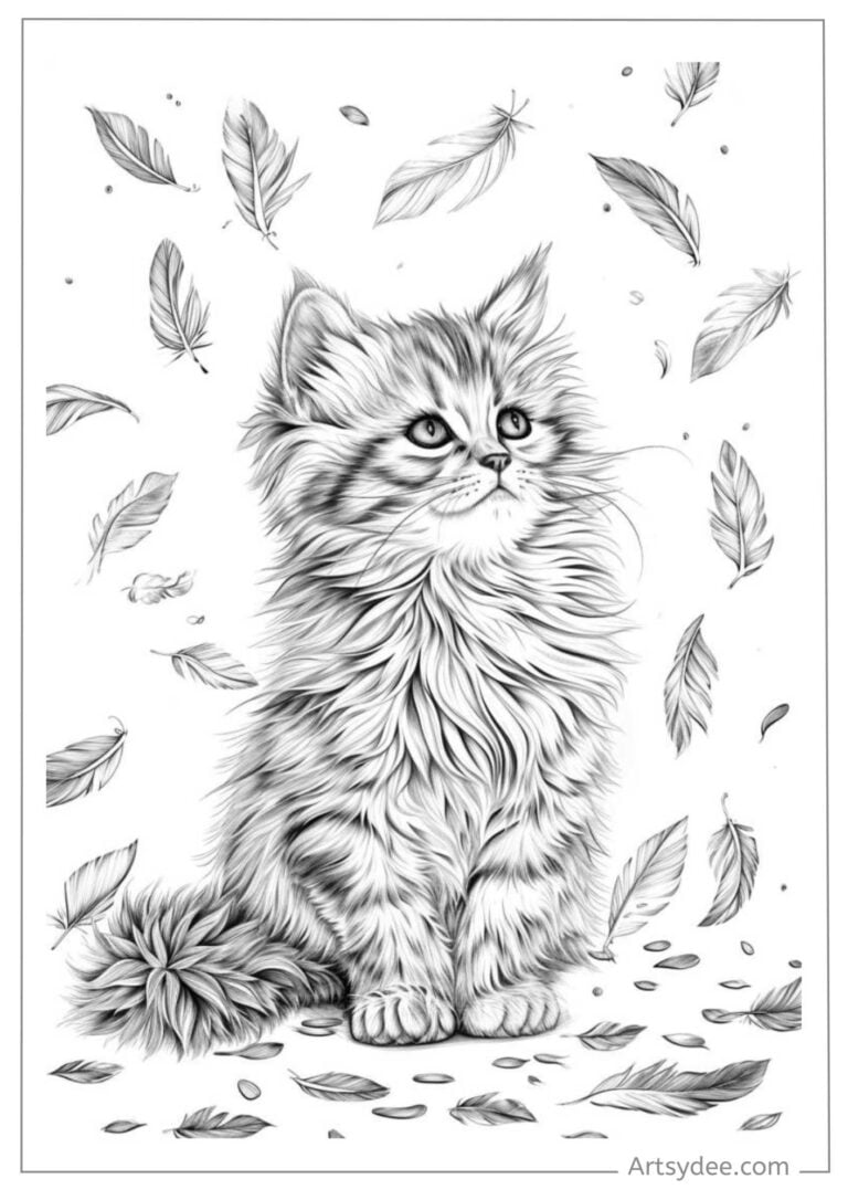 37 Charming Kitten Coloring Pages (free printables) - Artsydee ...