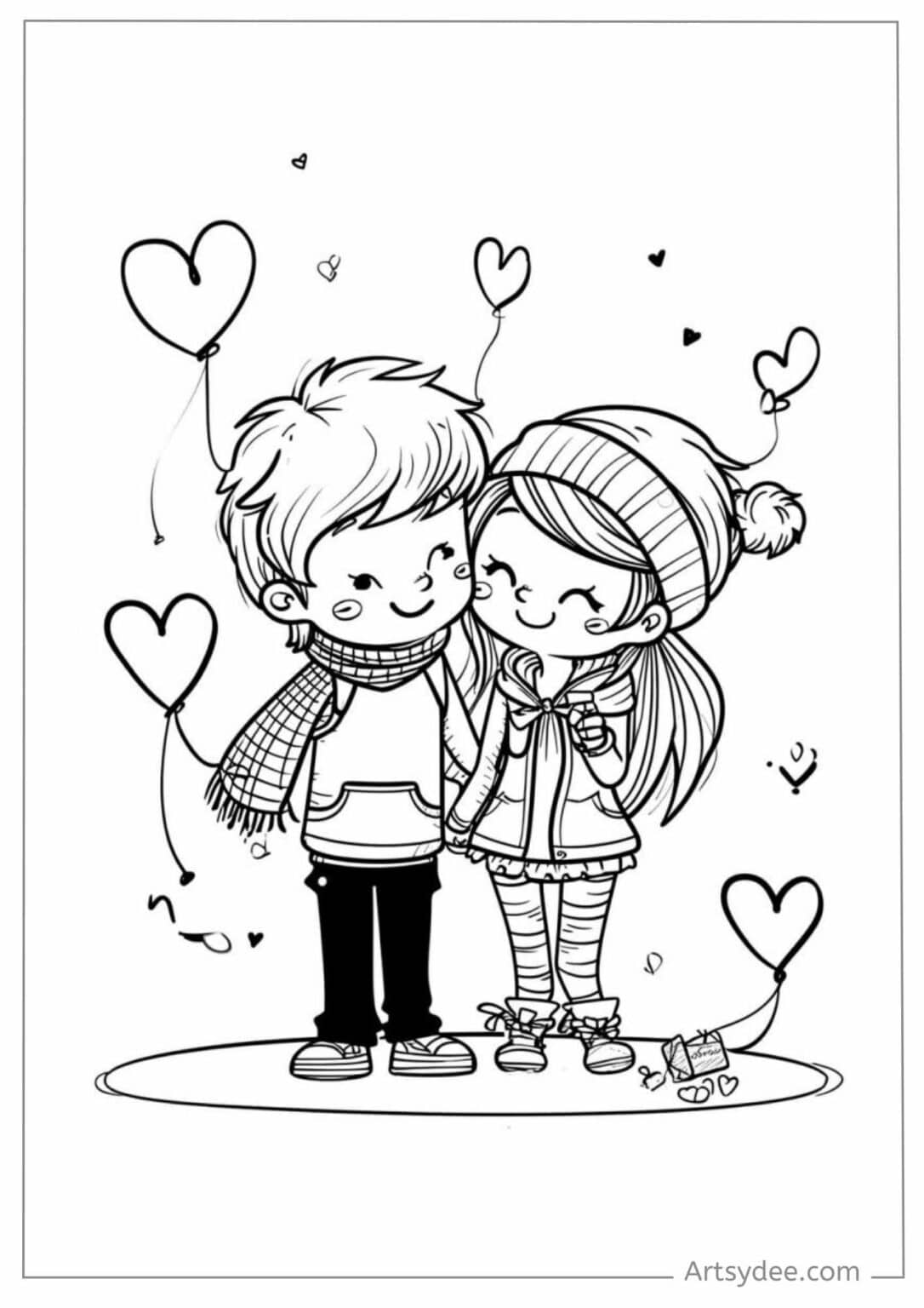 Embrace the Art of Love with 17 Free Printable Heart Coloring Pages ...