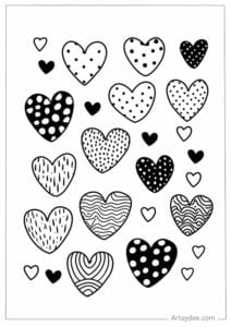 Embrace the Art of Love with 17 Free Printable Heart Coloring Pages ...
