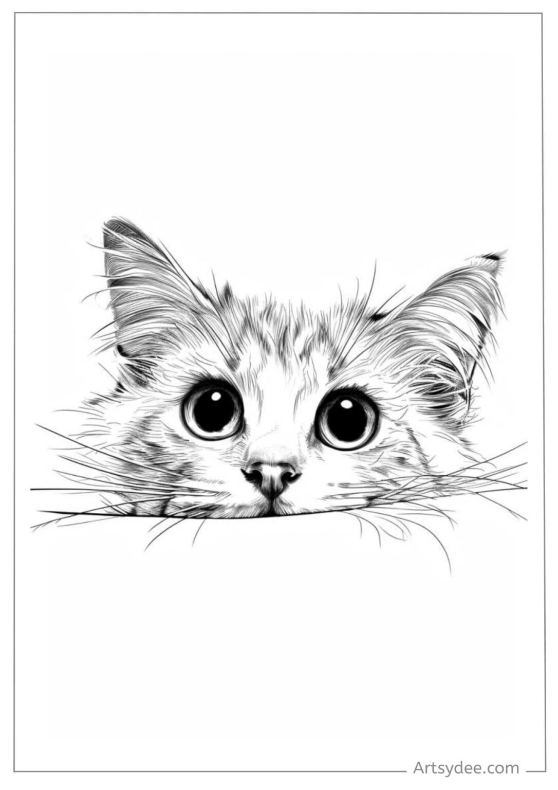 37 Charming Kitten Coloring Pages (free printables) - Artsydee ...