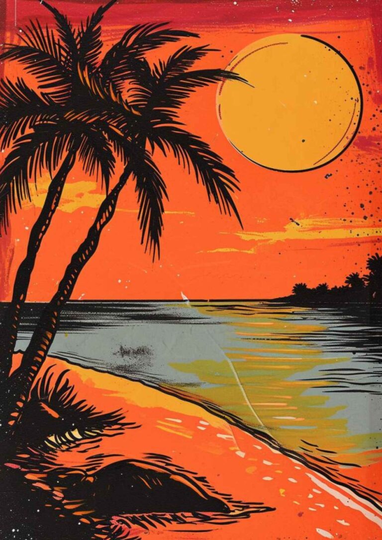 Beach Drawing Ideas: 10 Fun and Creative Ways to Illustrate Your ...