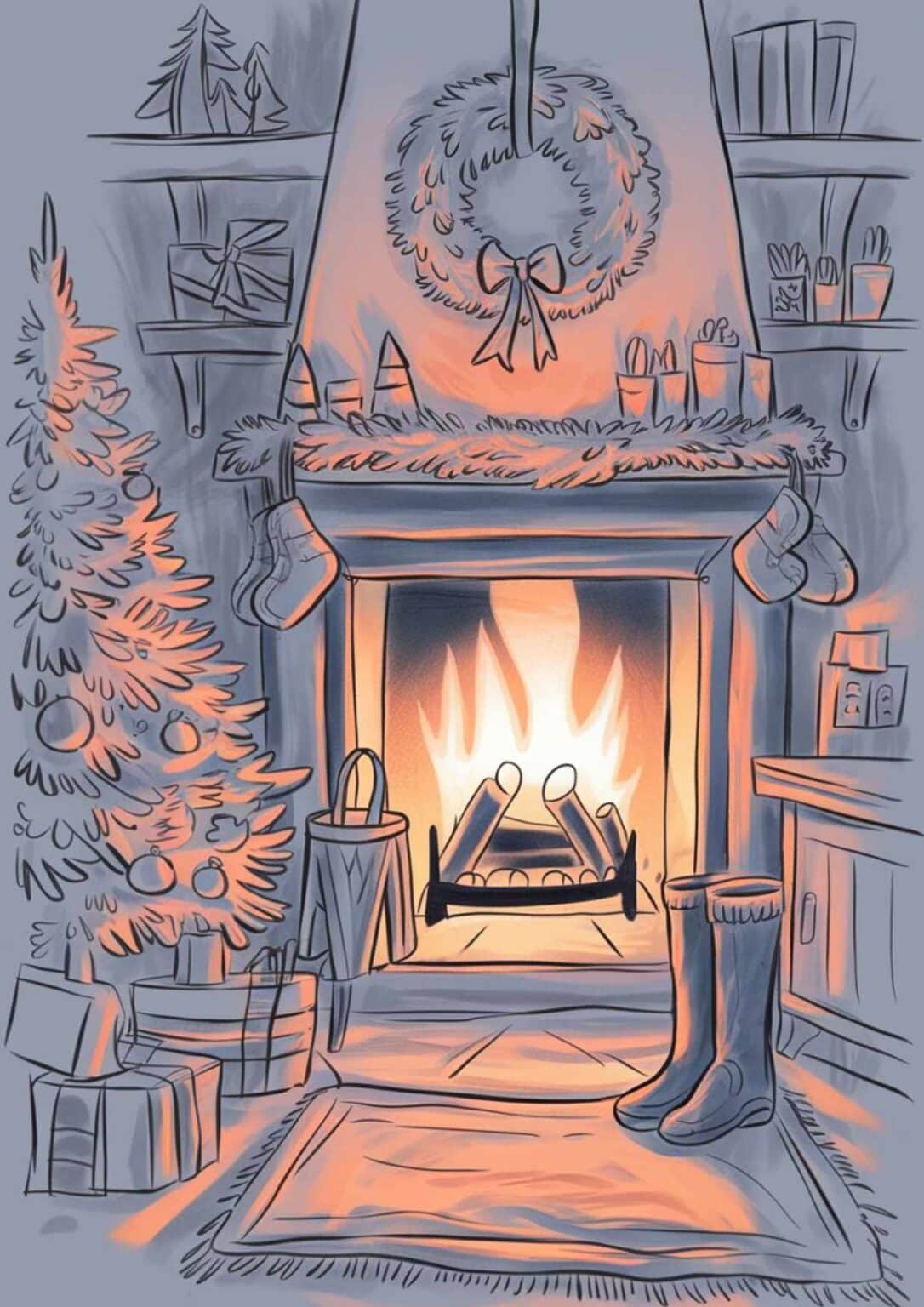 70+ Winter Drawing Ideas – Cozy & Simple Winter Drawings to Try ...