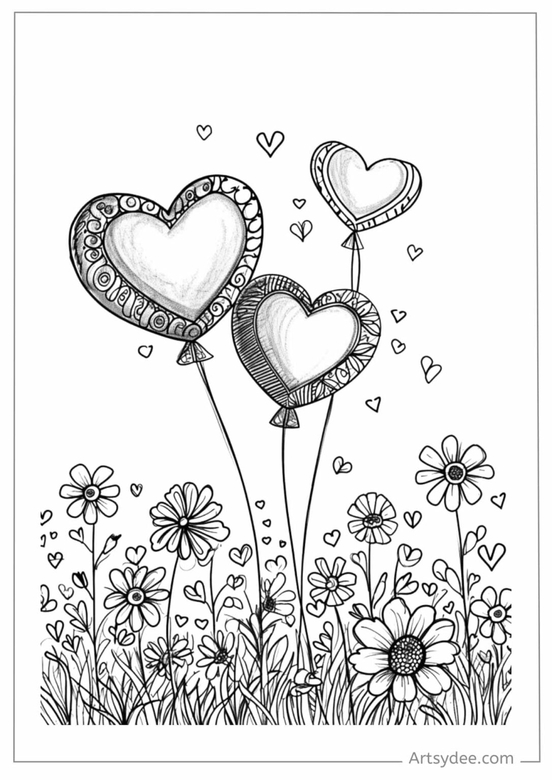 Embrace the Art of Love with 17 Free Printable Heart Coloring Pages ...