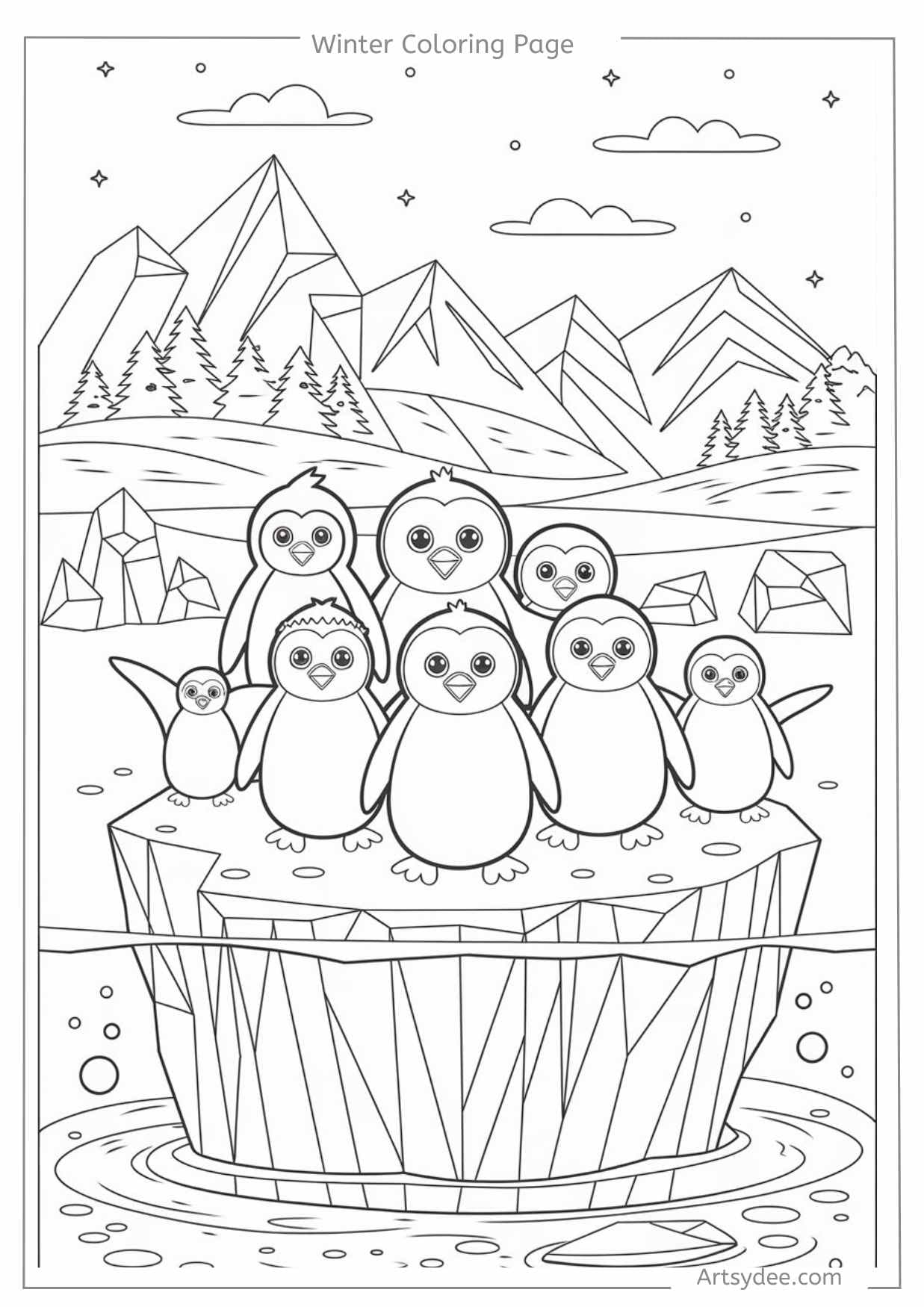 70+ Winter Drawing Ideas – Cozy & Simple Winter Drawings to Try ...