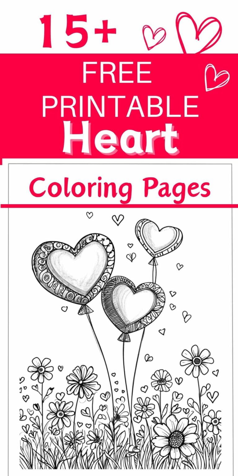 Embrace the Art of Love with 17 Free Printable Heart Coloring Pages ...