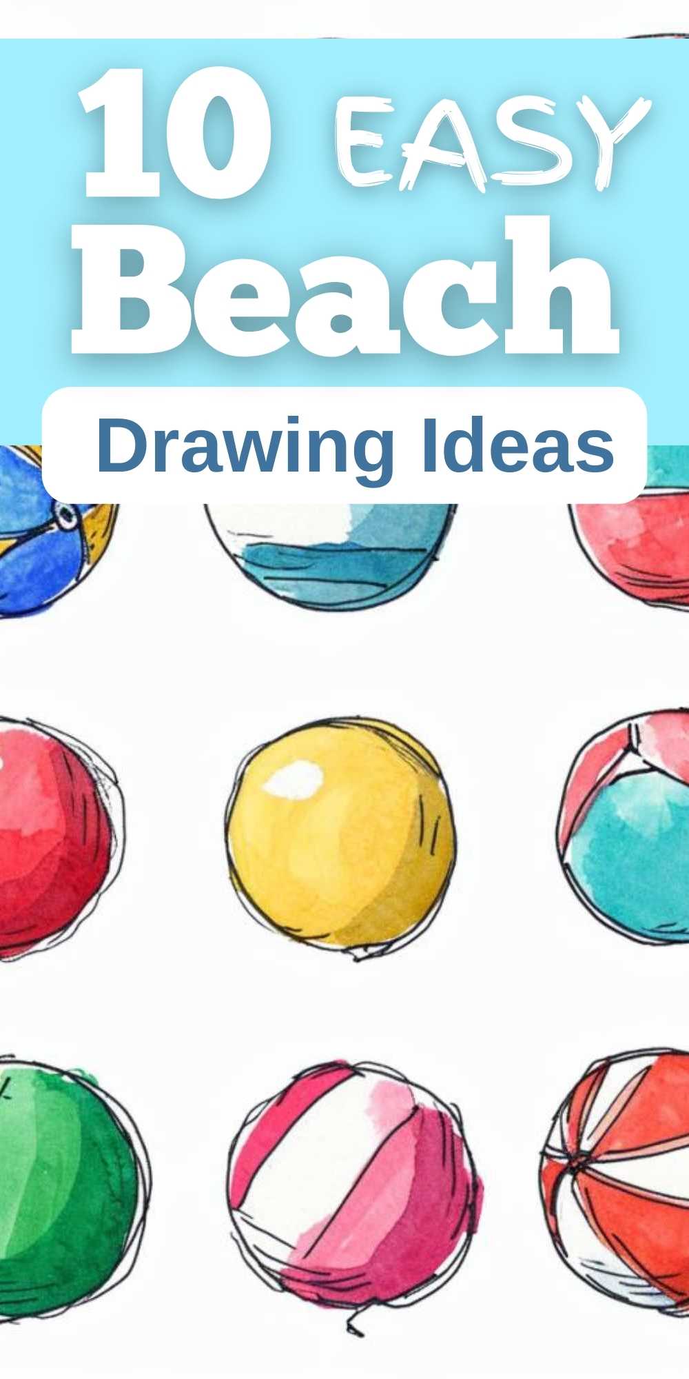 Beach Drawing Ideas: 10 Fun and Creative Ways to Illustrate Your ...