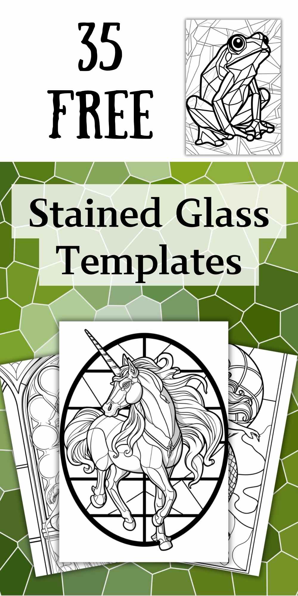 40+ Free Printable Stained Glass Patterns: Beautiful Designs for Your ...