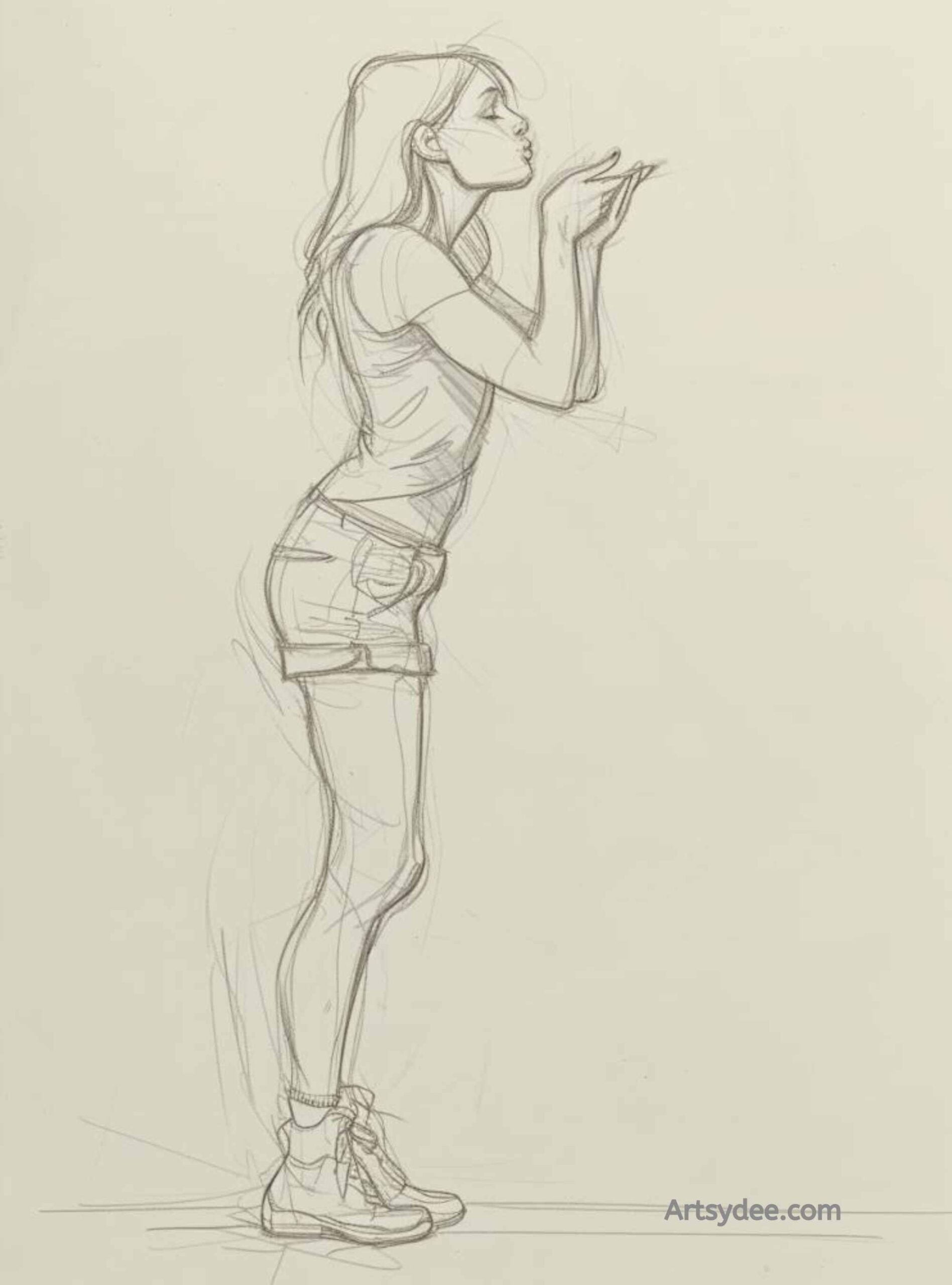 80+ Essential Female Pose Reference Images for Artists - Artsydee ...