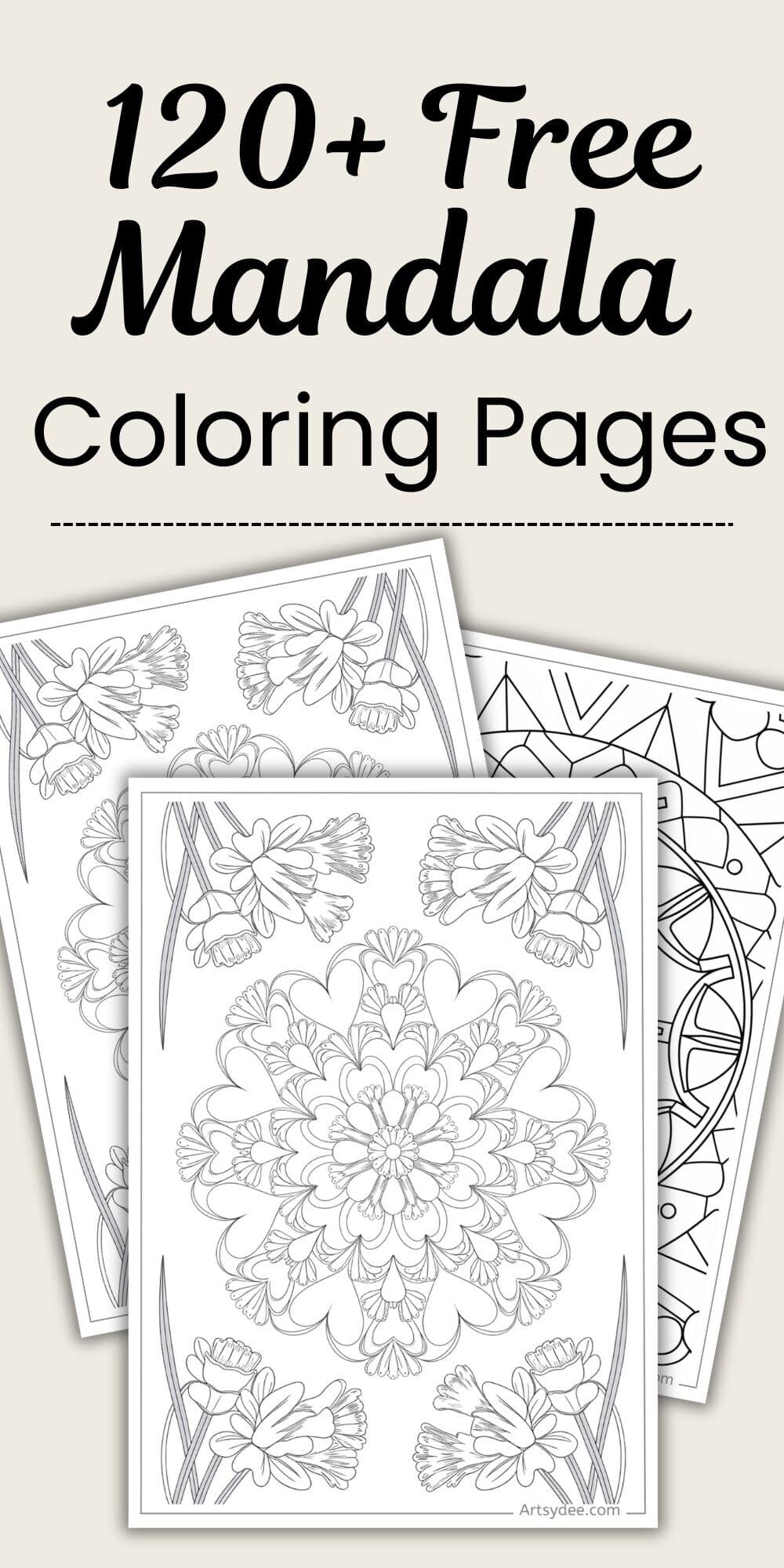 120+ Mandala Coloring Pages: Free Printable PDF for Relaxation ...