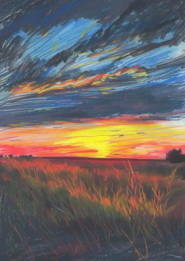 50+ Color Pencil Drawing Ideas + Free Printable Drawing Guides ...