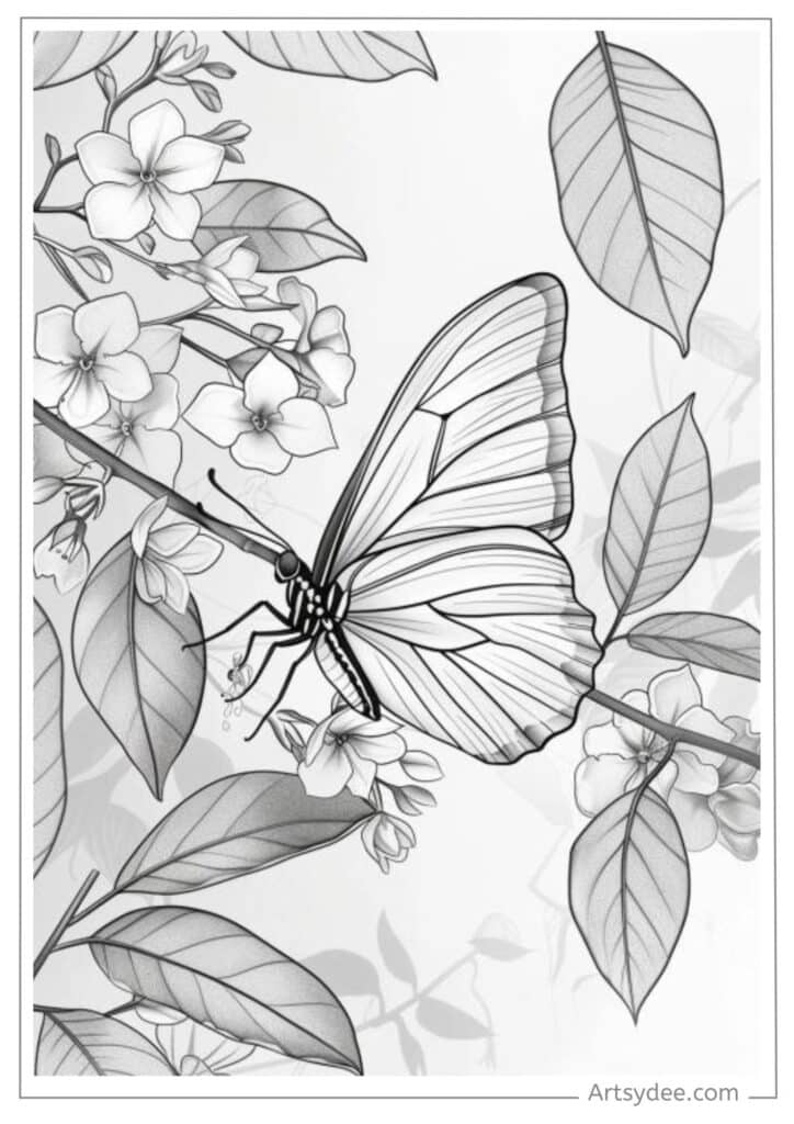 80+ Butterfly Coloring Pages for Adults & Children (Free Printable PDF ...