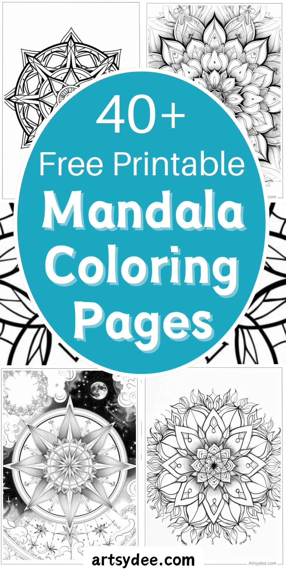 120+ Mandala Coloring Pages: Free Printable PDF for Relaxation ...