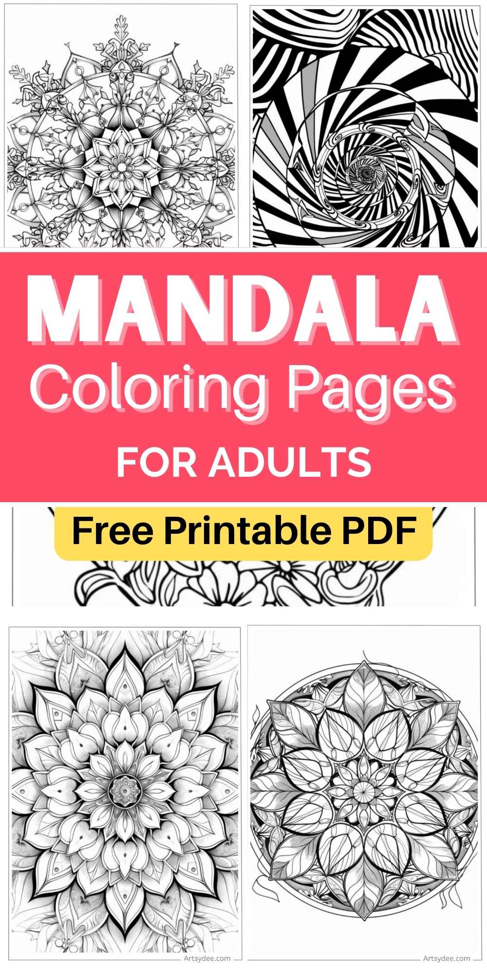 120+ Mandala Coloring Pages: Free Printable PDF for Relaxation ...