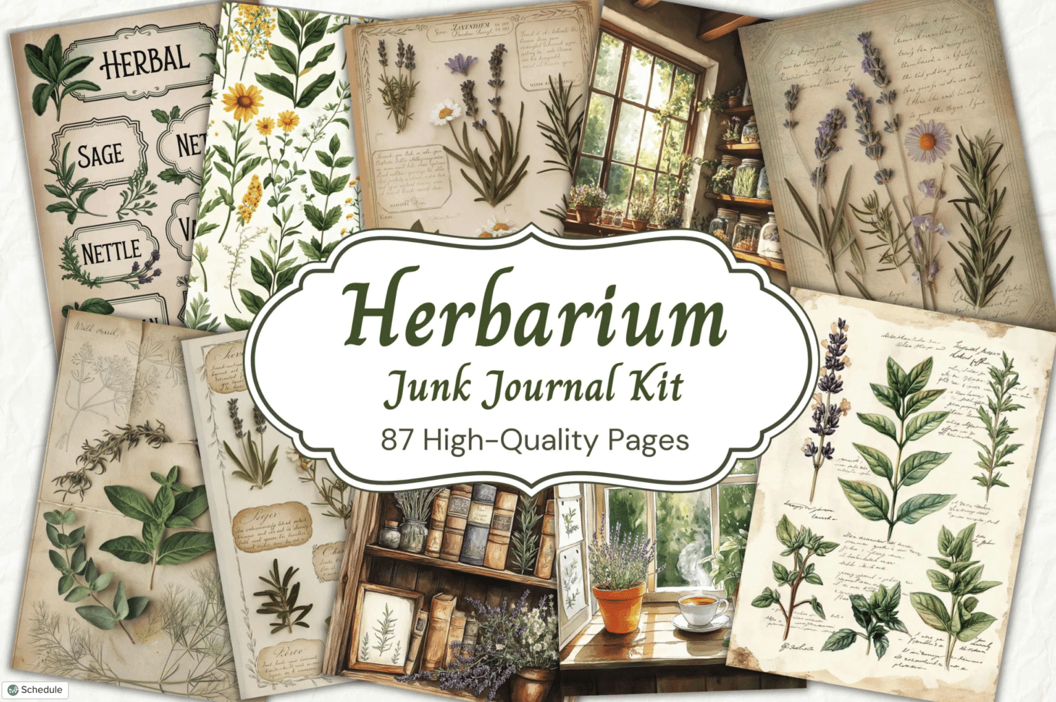 79 Free Spring Junk Journal Printables – Vintage Ephemera, Botanicals ...