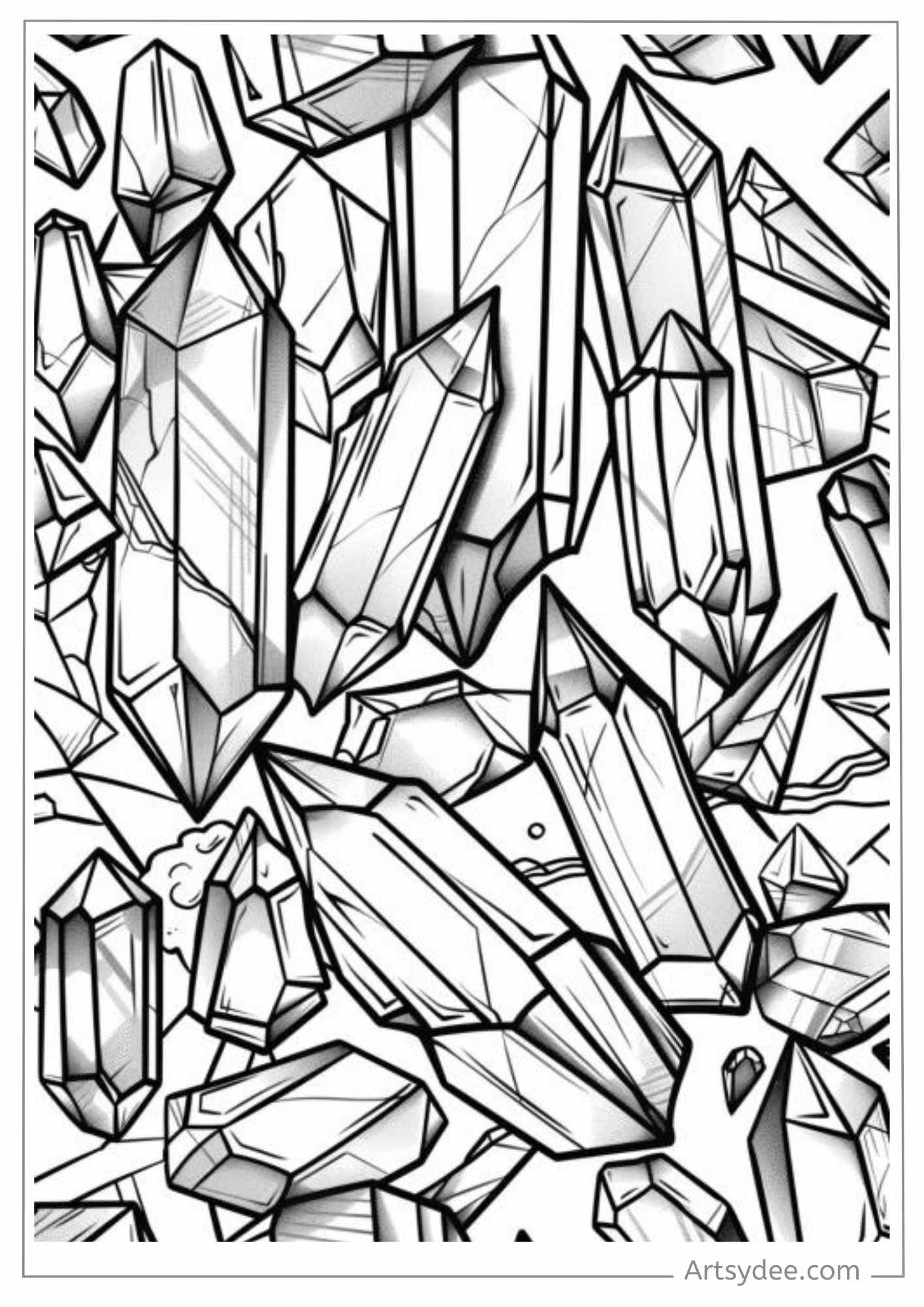 50+ Aesthetic Coloring Pages (Free Printable PDF!) - Artsydee - Drawing ...