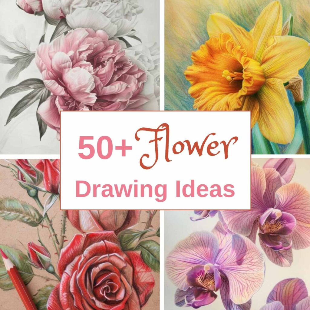 50 Beautiful Flower Drawing Ideas Free Drawing Templates 50 Beautiful Flower Drawing Ideas Free Drawing Templates