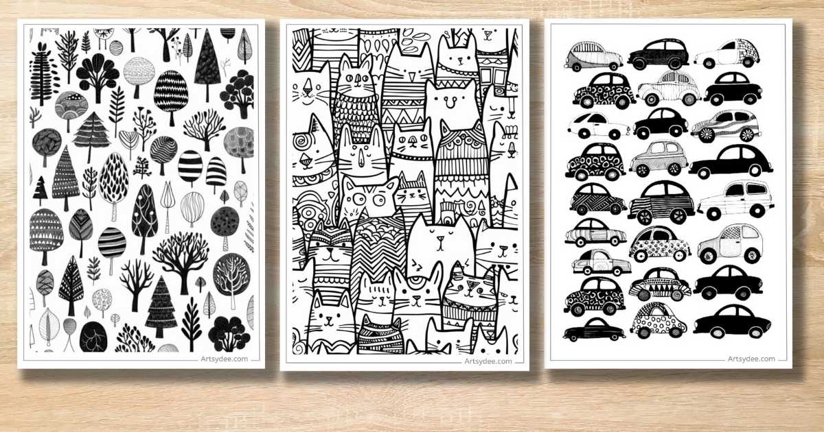Unlock Your Imagination with 31+ Free Zendoodle Printables! – Artsydee ...