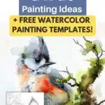 20 Whimsical Bird Templates for Watercolor (Printable Free Patterns ...